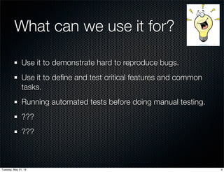 Automation Testing with Sikuli | PDF