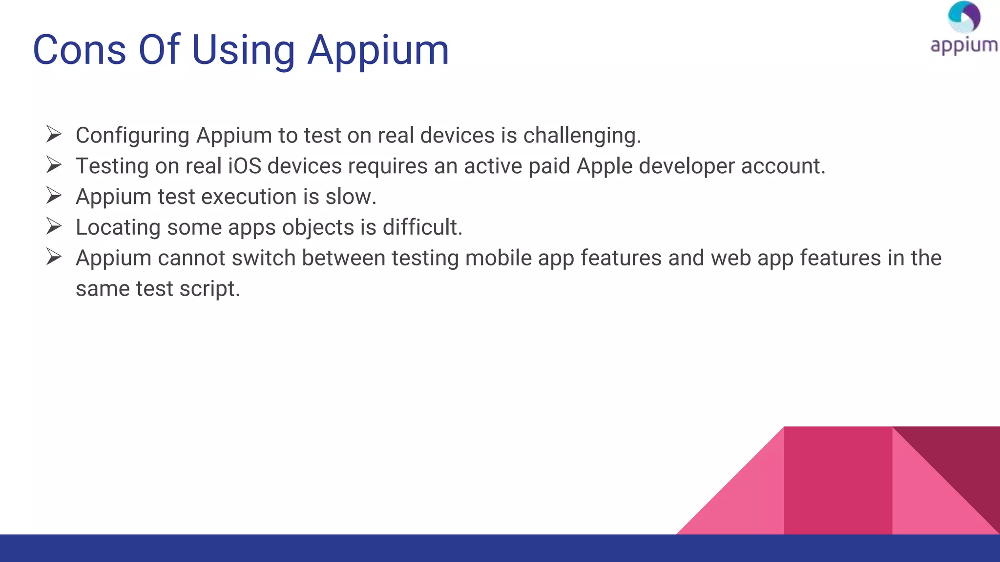 Automation Using Appium Ppt