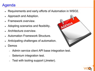 WSO2 Test Automation Framework : Approach and Adoption | PPT