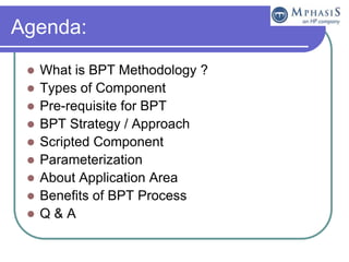 Automation with bpt methodology | PPT