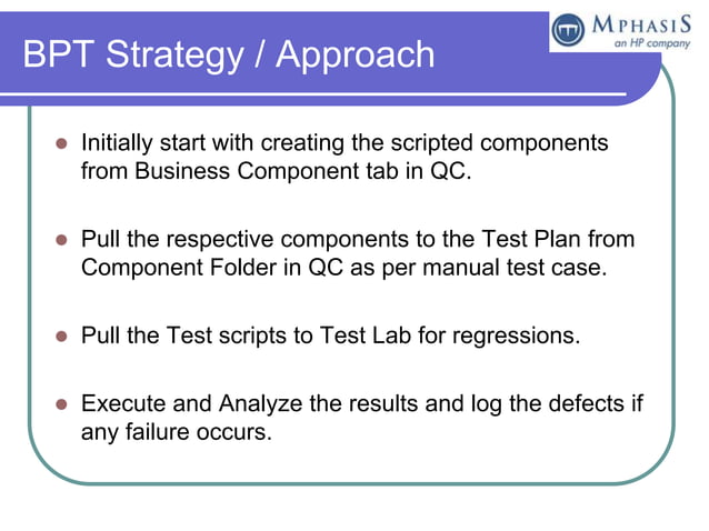 Automation with bpt methodology | PPT
