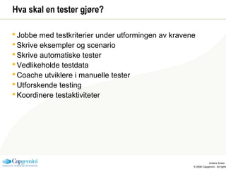 Automatisert Testing | PPT