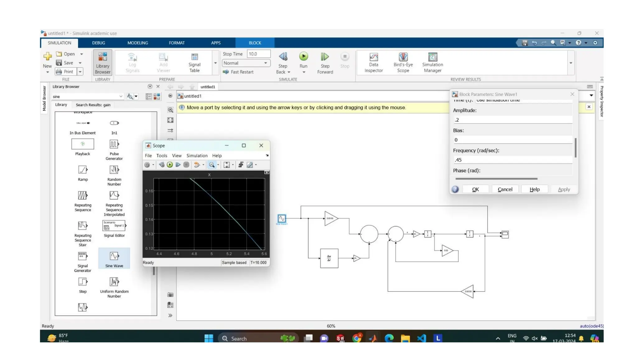 quarter suspension model in MatLab simulink | PPT