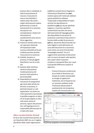 Automazione dei processi con SharePoint e josh | PDF