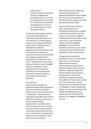 Automazione dei processi con SharePoint e josh | PDF