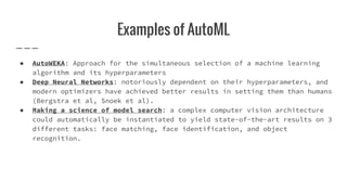 Automatic Machine Learning, AutoML | PDF | Artificial Intelligence | Technology & Computing