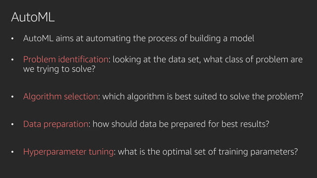 Building Machine Learning Models Automatically (June 2020) | PPT