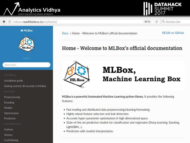 Automate Machine Learning Pipeline Using MLBox | PPT