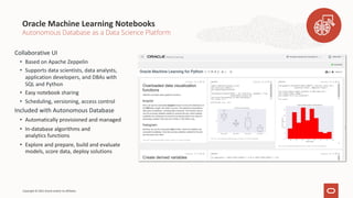 Machine Learning and AI at Oracle | PDF