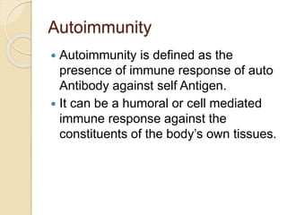 Autoimmunity & disorders ppt by DR.C P. PRINCE | PPTX