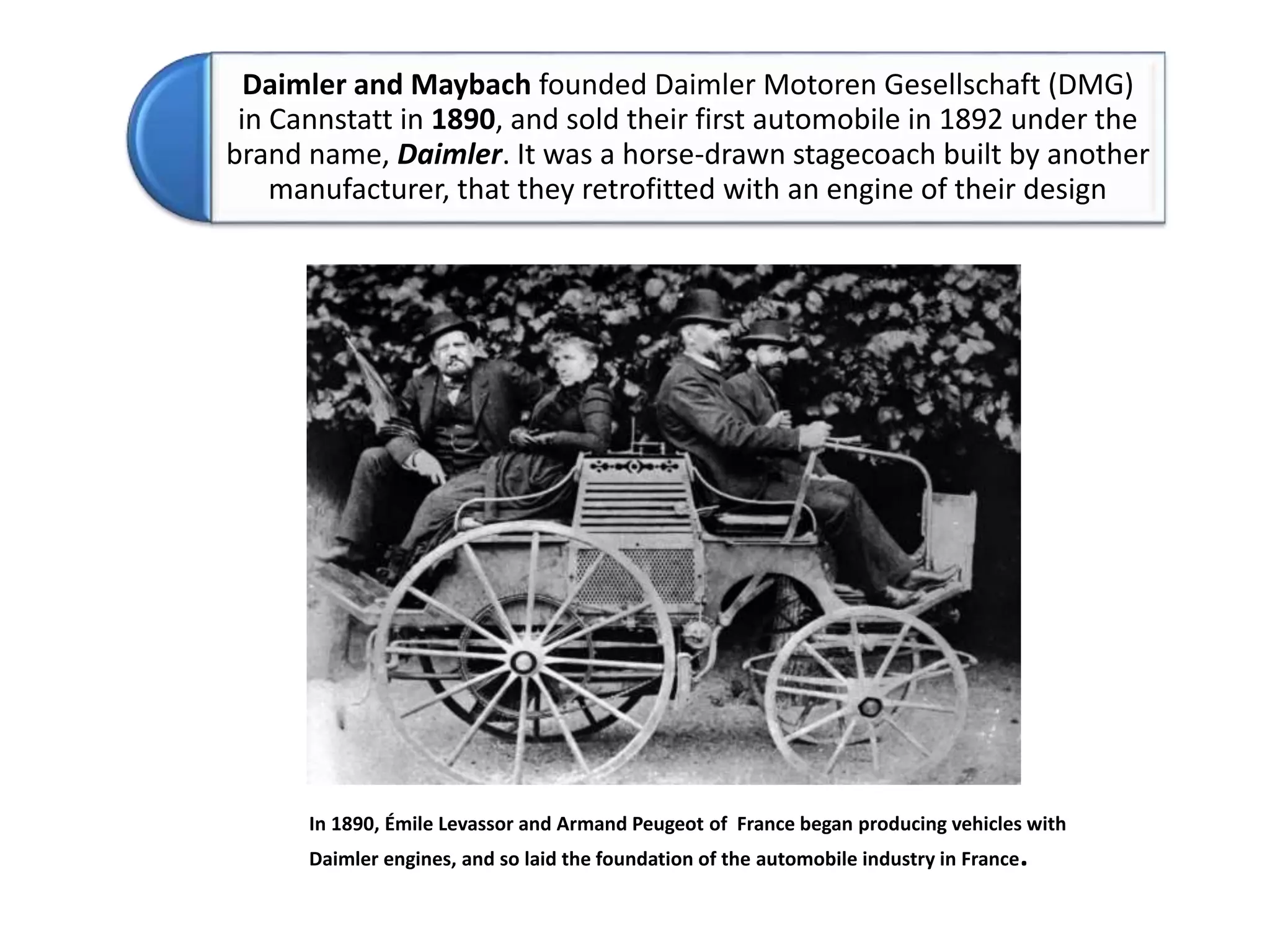 Automobile Industry - history, evolution & growth | PPTX