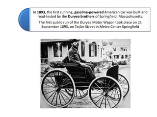 Automobile Industry - history, evolution & growth | PPTX
