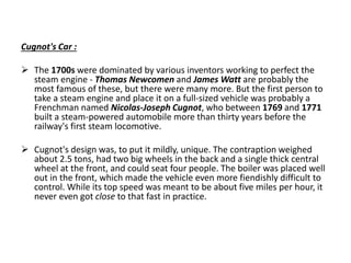 Automobile Industry - history, evolution & growth | PPTX
