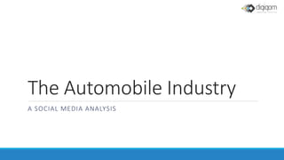 Automobile Industry - Benchmarking | PPTX
