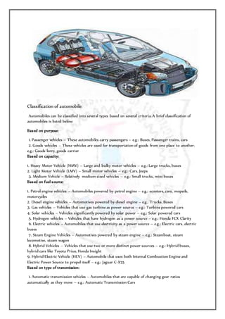 Automobile | DOCX