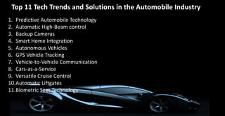 Automobile platform technologies | PPT