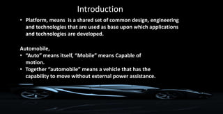 Automobile platform technologies | PPT