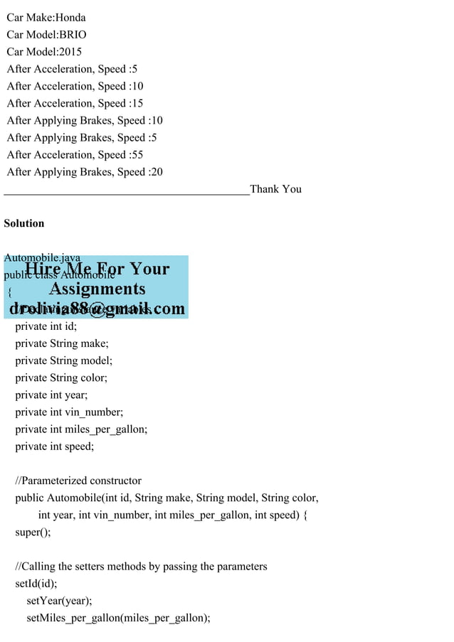Automobile.javapublic class Automobile { Declaring instan.pdf