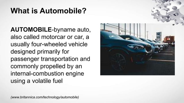 Automobile | PPT