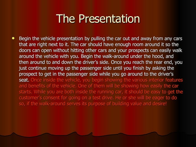 Automobile Sales Training By Jason Parman | PPT | Automotive Industry ...