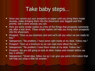 Automobile Sales Training By Jason Parman | PPT