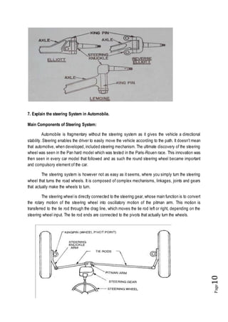 Automobile 2 and 11 marks unit iii | DOCX