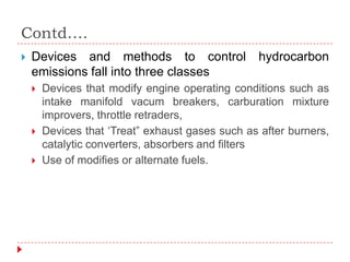 AIRPOLLUTION DUE TO AUTOMOBILES | PPTX