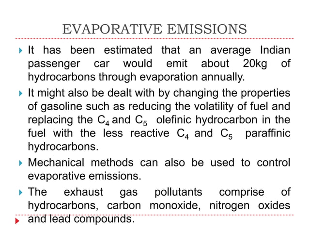 AIRPOLLUTION DUE TO AUTOMOBILES | PPTX