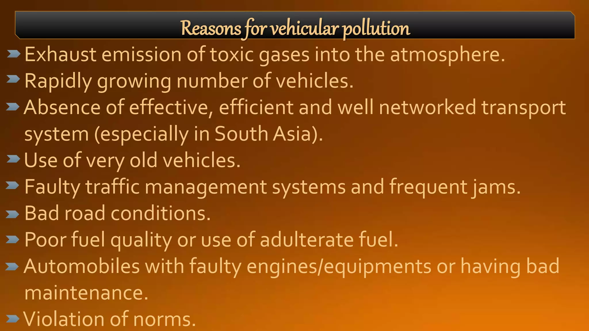 Automobile and air pollution | PPTX