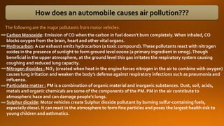 Automobile and air pollution | PPTX