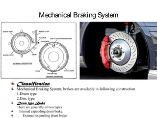 Automobile braking system & tyre | PPT