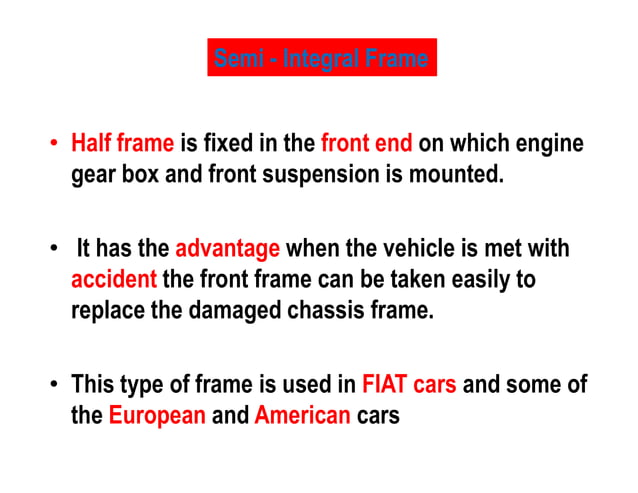 Automobile chassis,types of automobile | PPT