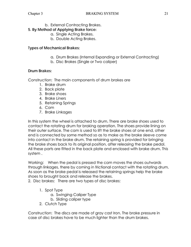 AUTOMONBILE CHASSIS & BODY ENGINEERING | PDF