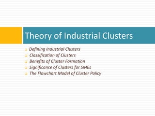 Industrial Clusters in India (Auto Sector) | PDF