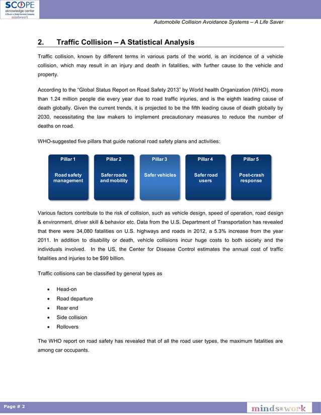 Automobile collision avoidance system | PDF