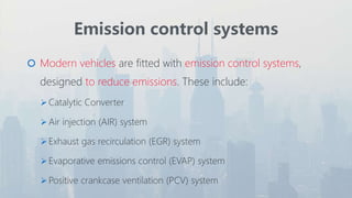 Automobile emission control systems | PPT