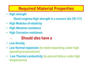 Automobile engine and body materials | PDF