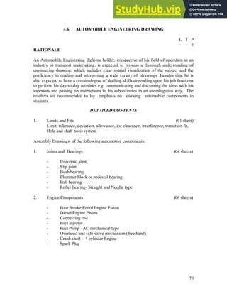 Automobile Engineering | PDF