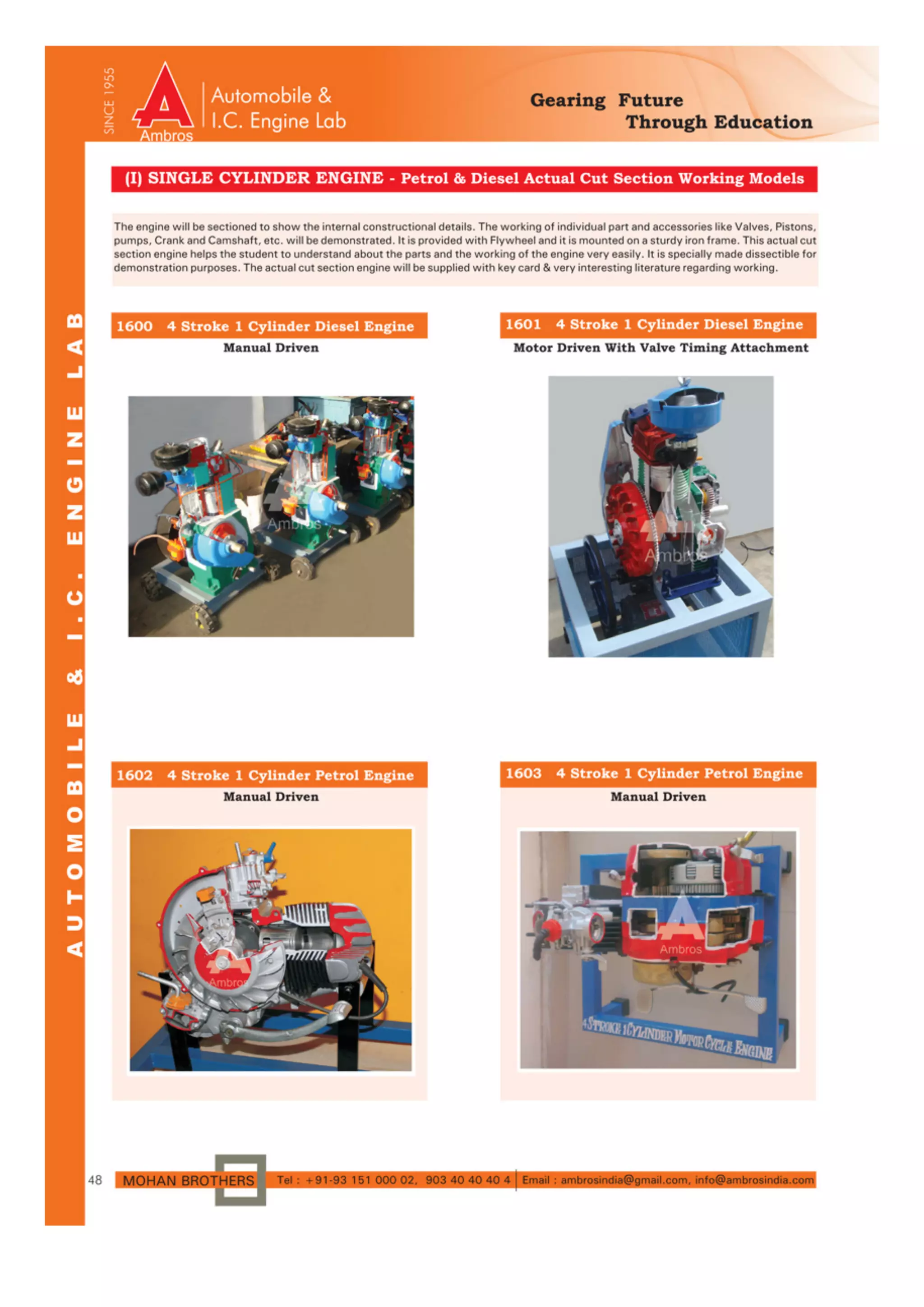 Automobile engineering & i.c. engine lab | PDF | Automotive Industry ...