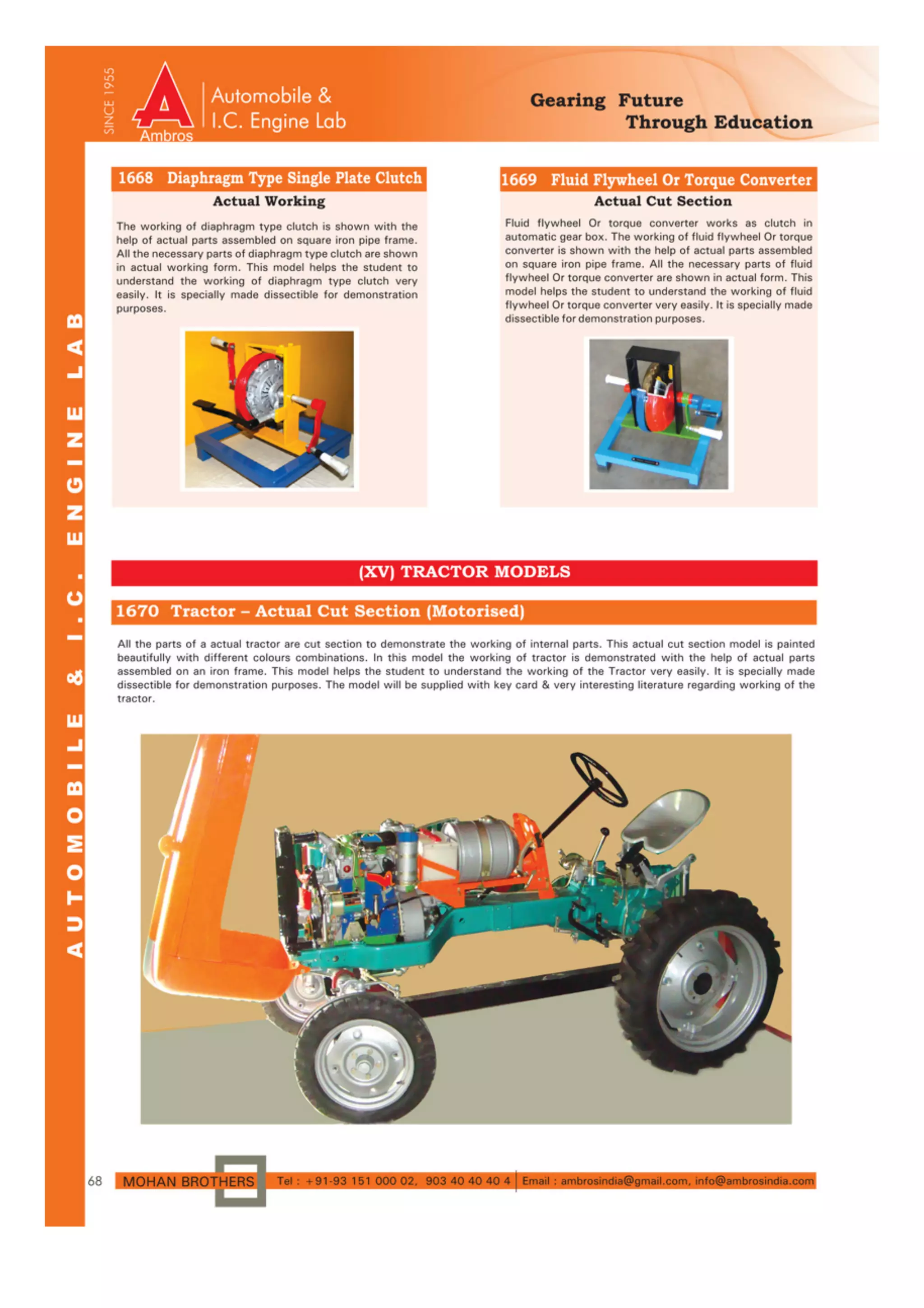 Automobile engineering & i.c. engine lab | PDF | Automotive Industry ...