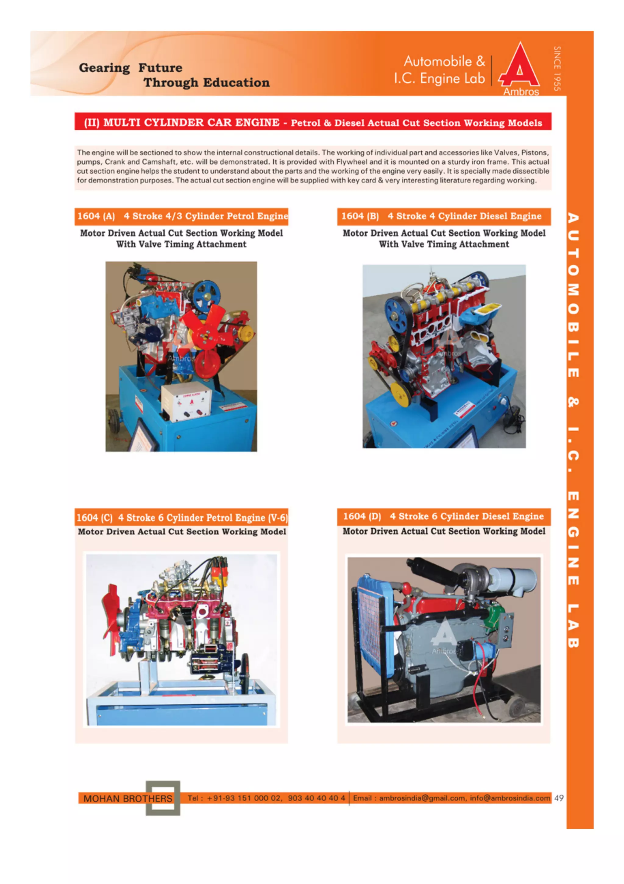 Automobile engineering & i.c. engine lab | PDF | Automotive Industry ...