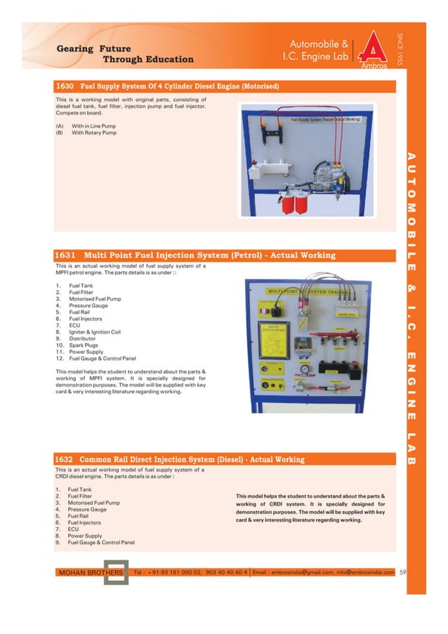 Automobile engineering & i.c. engine lab | PDF