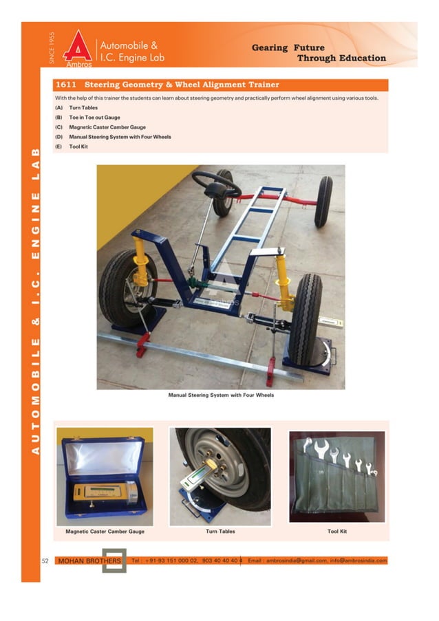 Automobile engineering & i.c. engine lab | PDF