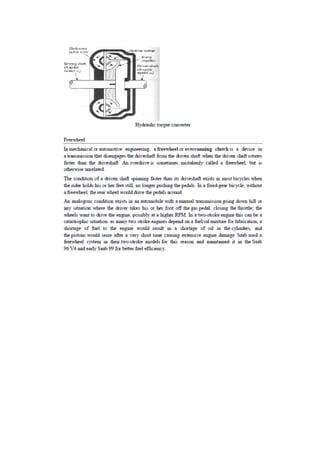 Automobile Engineering Lecture Notes | PDF