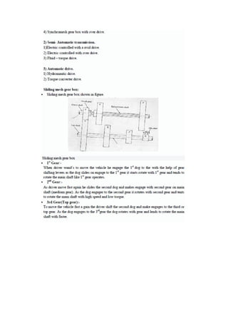 Automobile Engineering Lecture Notes | PDF