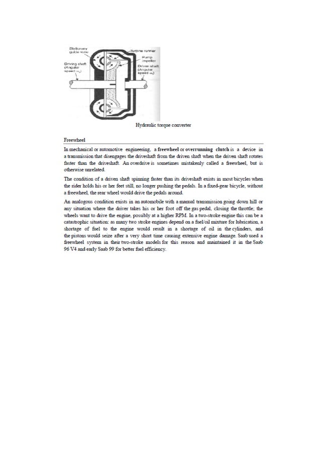 Automobile Engineering Lecture Notes