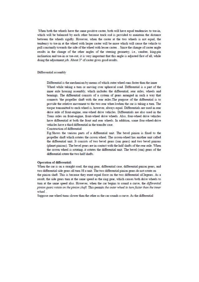 Automobile Engineering Lecture Notes
