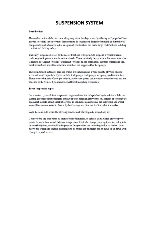 Automobile Engineering Lecture Notes