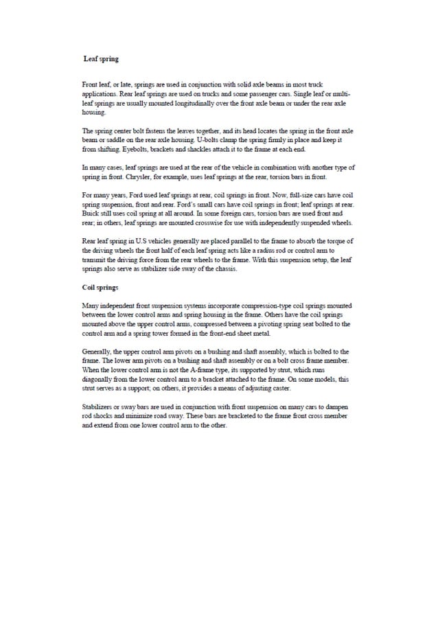Automobile Engineering Lecture Notes
