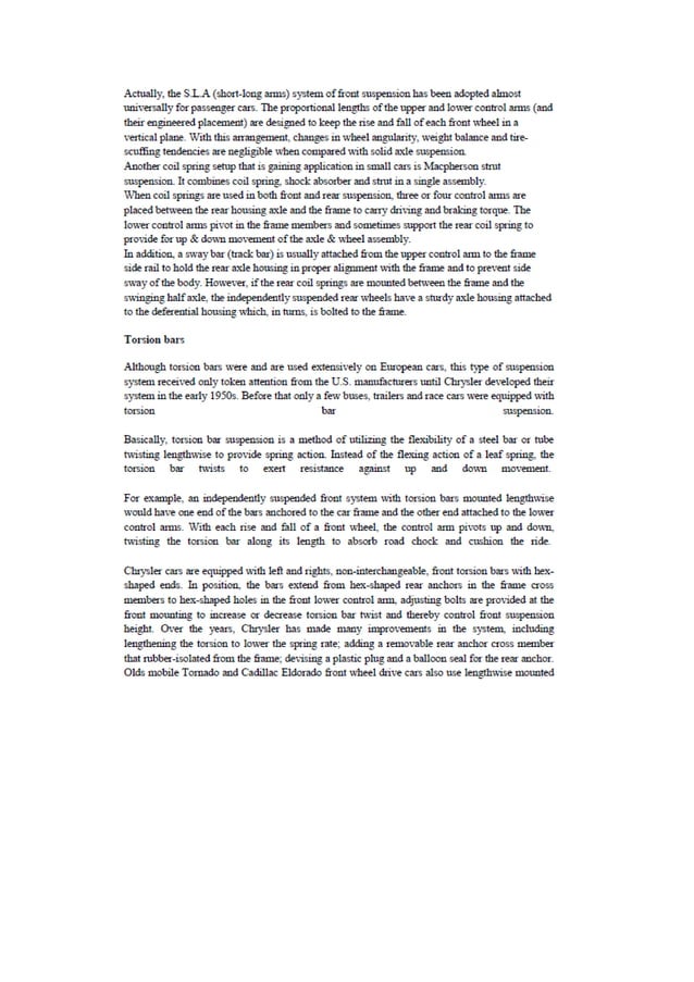 Automobile Engineering Lecture Notes